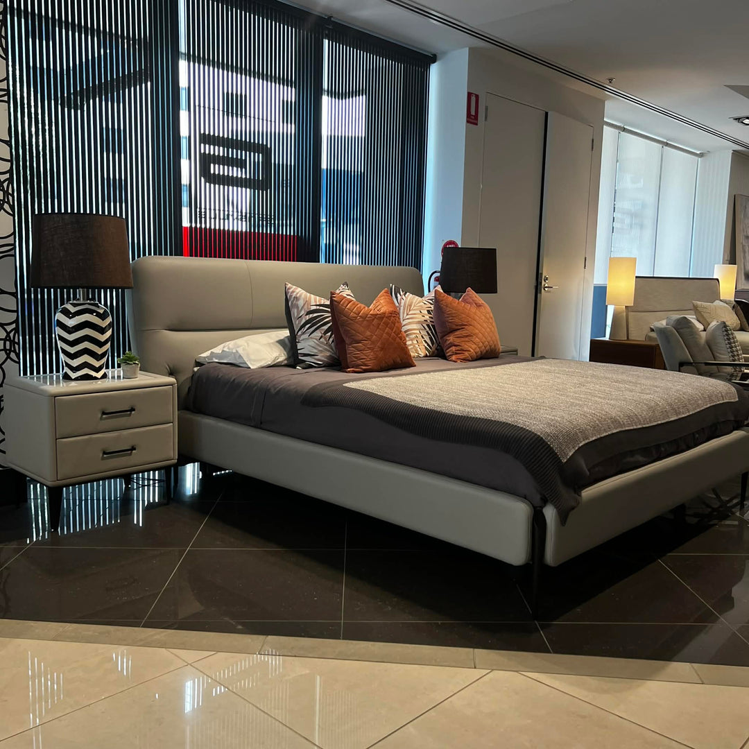 Odessa King Bed and G19 Bedside Tables Clearance | Gainsville Furniture