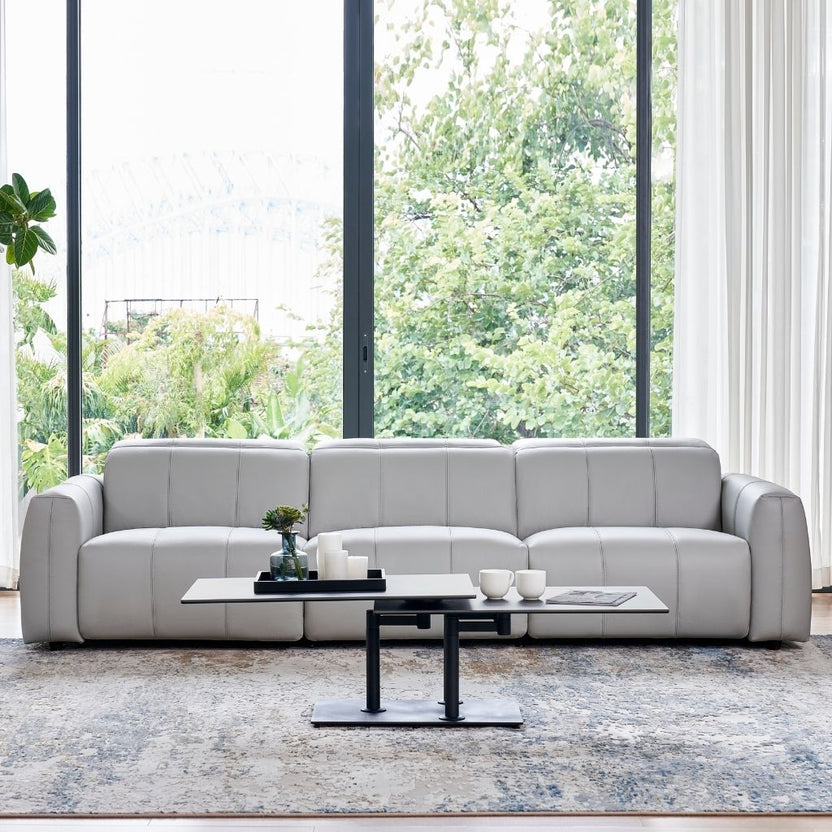 Ava TV Unit - Stylish Curved Design with Walnut Panelling – Gainsville