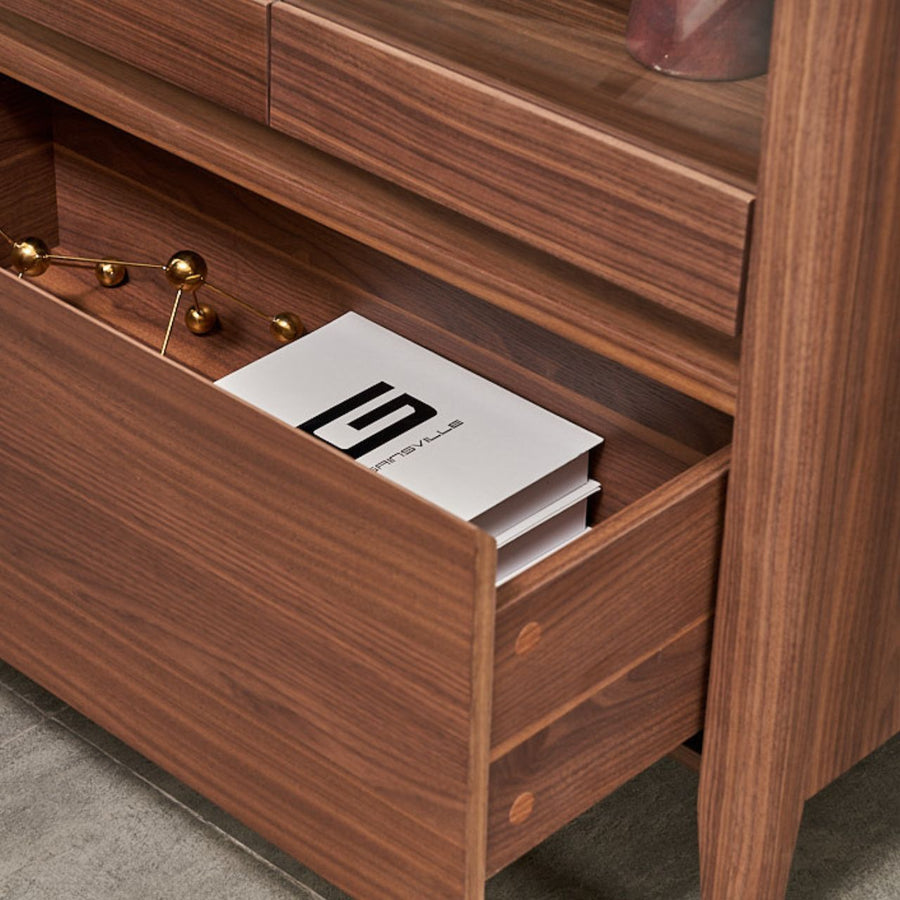 Alaska Display Cabinet | American Walnut or Black Oak – Gainsville