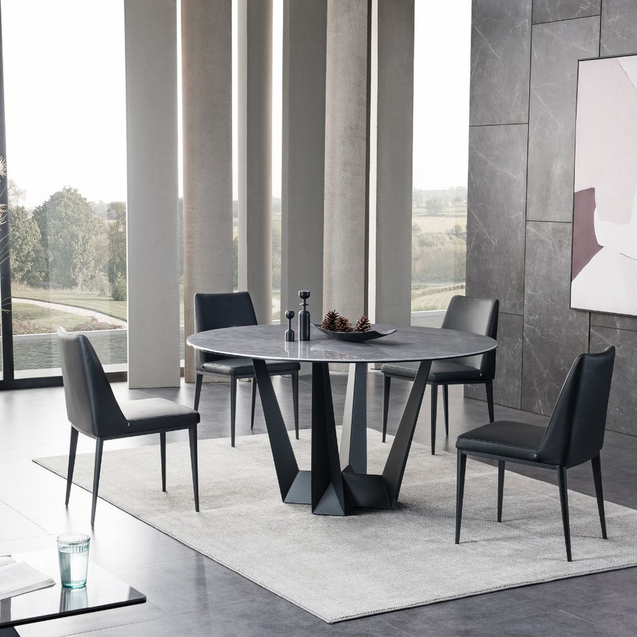 Veyron Round Dining Table | Gainsville Furniture